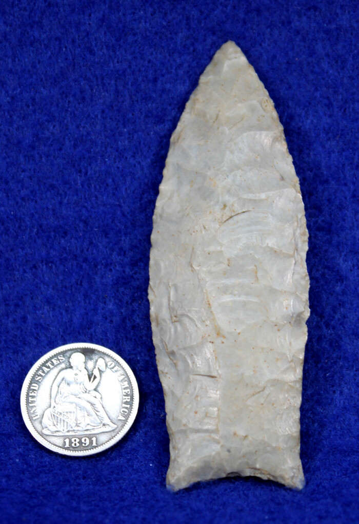 RARE Cumberland Point COA Authentic Prehistoric Arrowhead Native ...