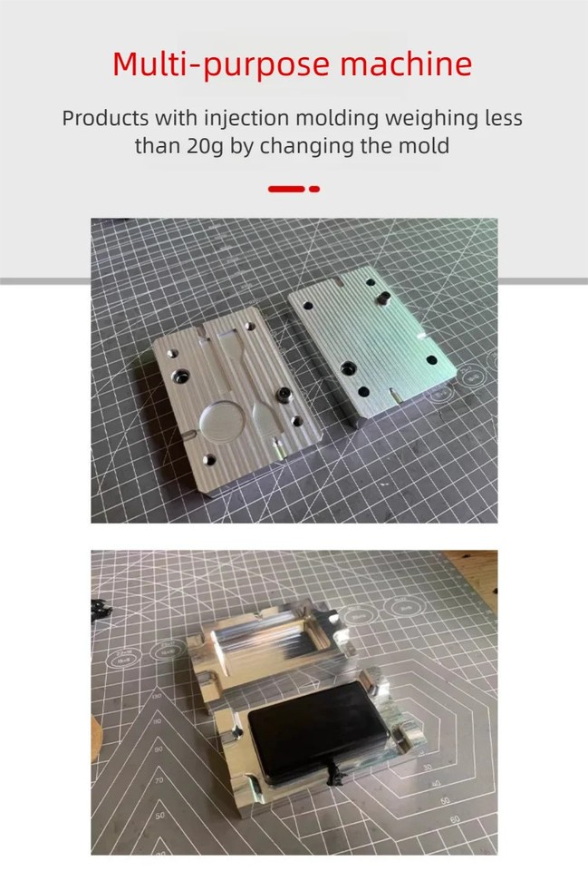 Small Household Vertical Injection Molding Machine USB Charger Power ...
