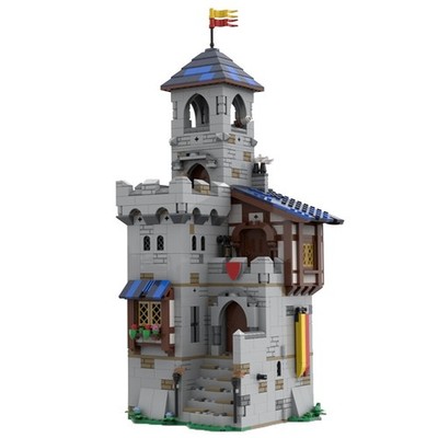 Castle Keep New Version Fit for Modular Castle Walls 1381 Pieces MOC ...