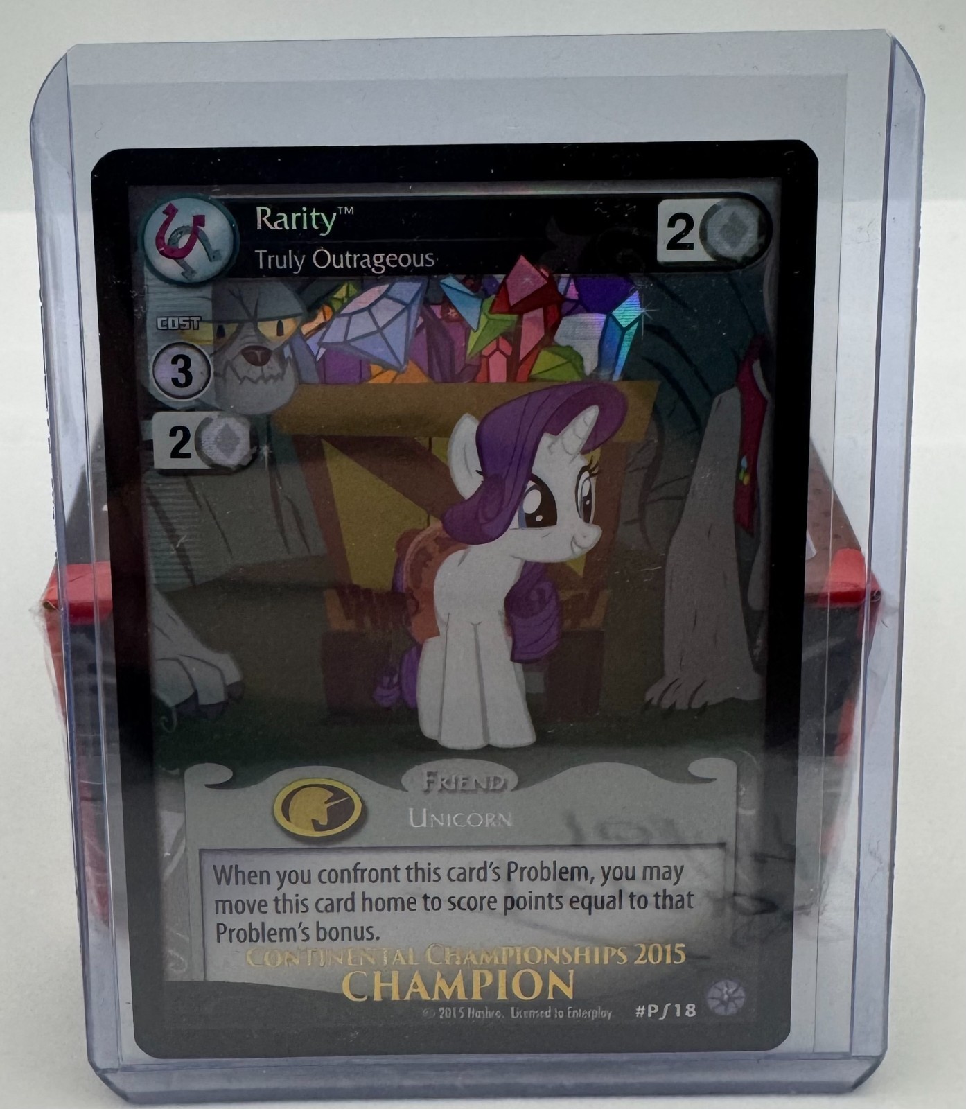 MLP CCG Rarity, Truly Outrageous 2014 Continental Champion Winner Card ...
