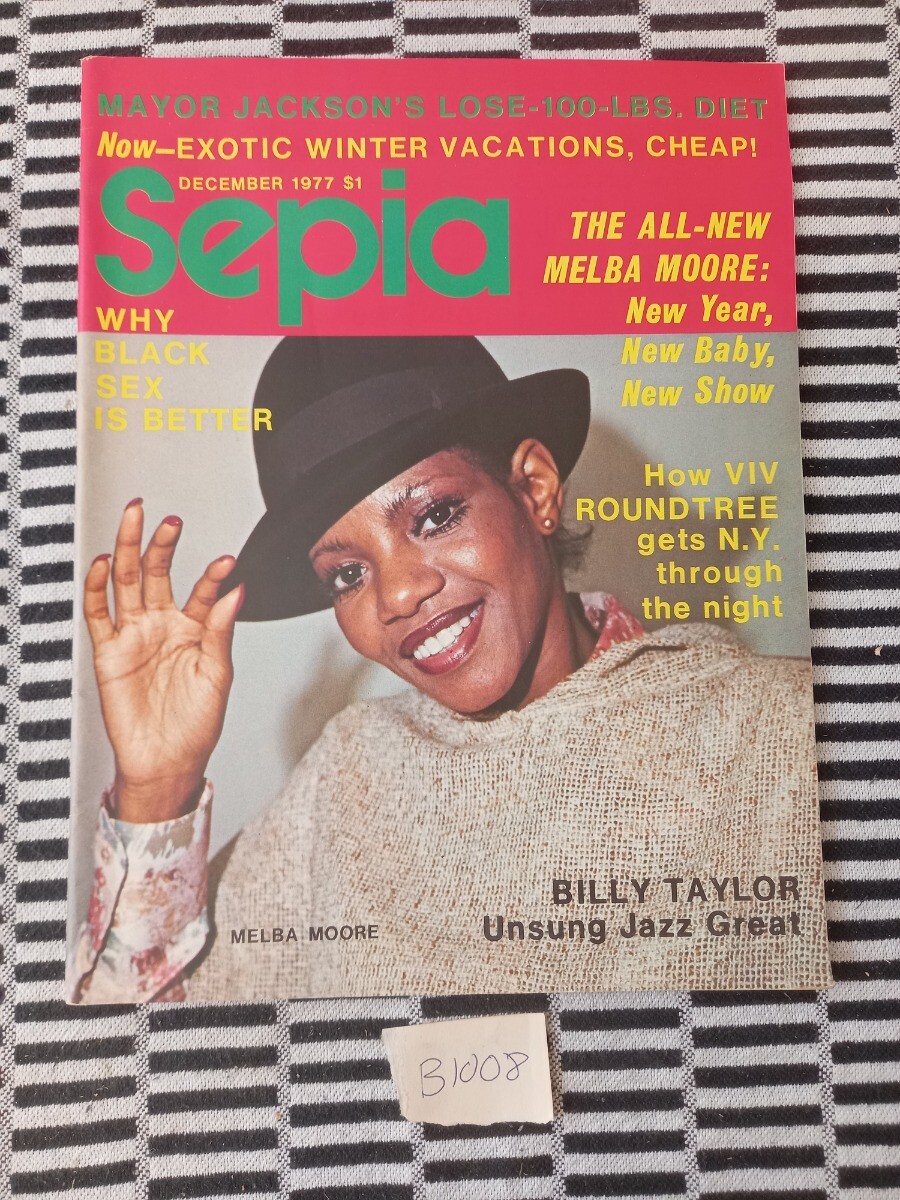 SEPIA MAGAZINE / DECEMBER 1977 / BLACK SEX IS BETTER / BILLY TAYLOR | eBay