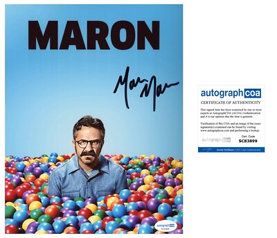 Marc Maron ‘Maron Show’ Comedy Signed 8x10 Photo ACOA Comedian | eBay