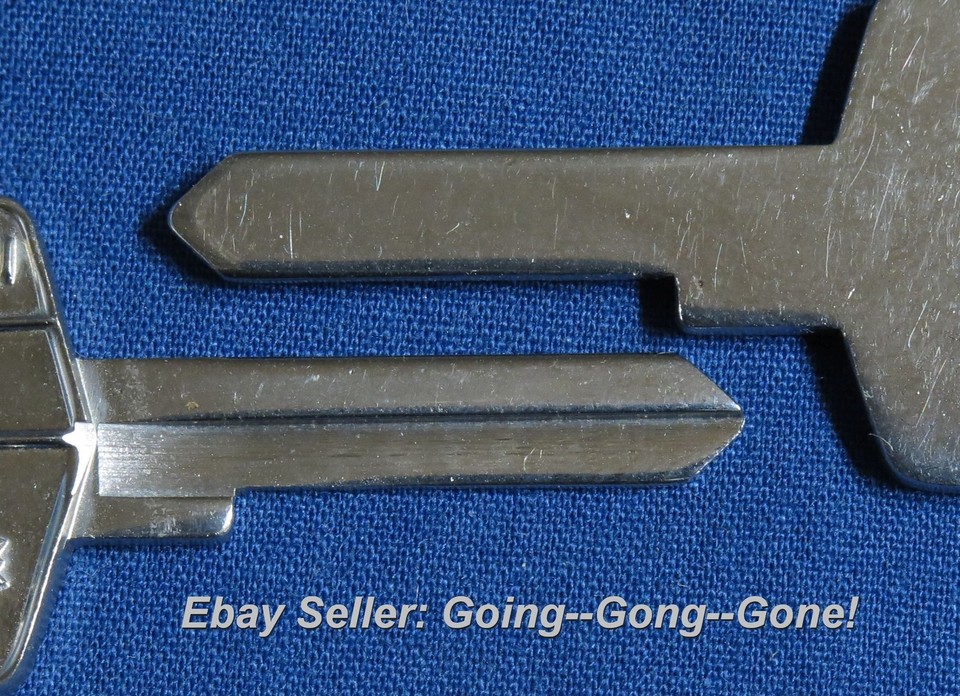 1946-1957 Studebaker GOLD CREST 18KT Gold Key Blank 1125H H5 IGN/TRUNK ...