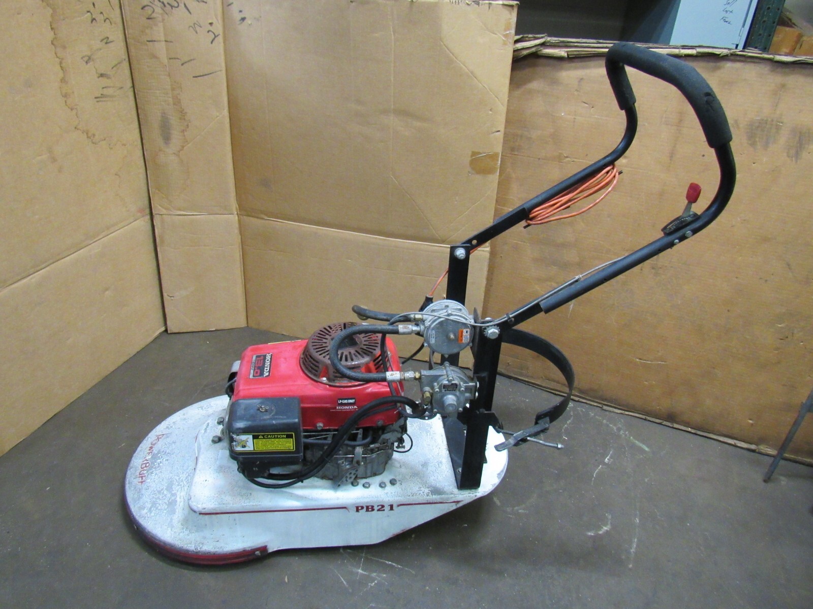 BETCO POWERBUFF 21" PROPANE BURNISHER BUFFER POLISHER ELECTRIC START ...