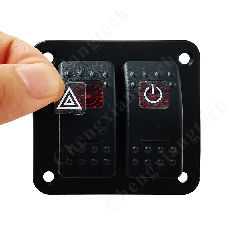 Rocker Switch Sticker Decal for Circuit Panel Car Boat Dashboard Switch ...