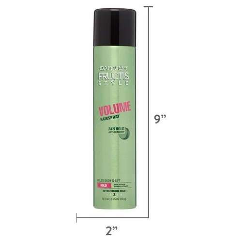 Garnier Fructis Style Volume Anti-Humidity Hairspray Extra Strong Hold ...
