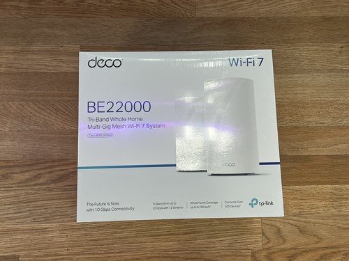 TP-Link Deco BE22000 Tri-Band Mesh Wi-Fi 7 System - White (2 Pack) for ...