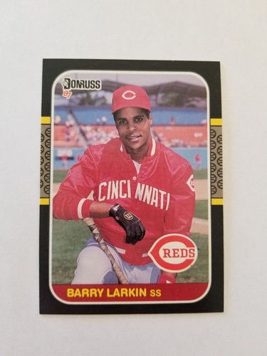 BARRY LARKIN 1987 DONRUSS BASEBALL CARD #492 CINCINNATI REDS | eBay
