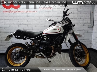 DUCATI SCRAMBLER DESERT SLED, 17 REG 5063 MILES, DELKEVIC EXHAUST, TAIL ...