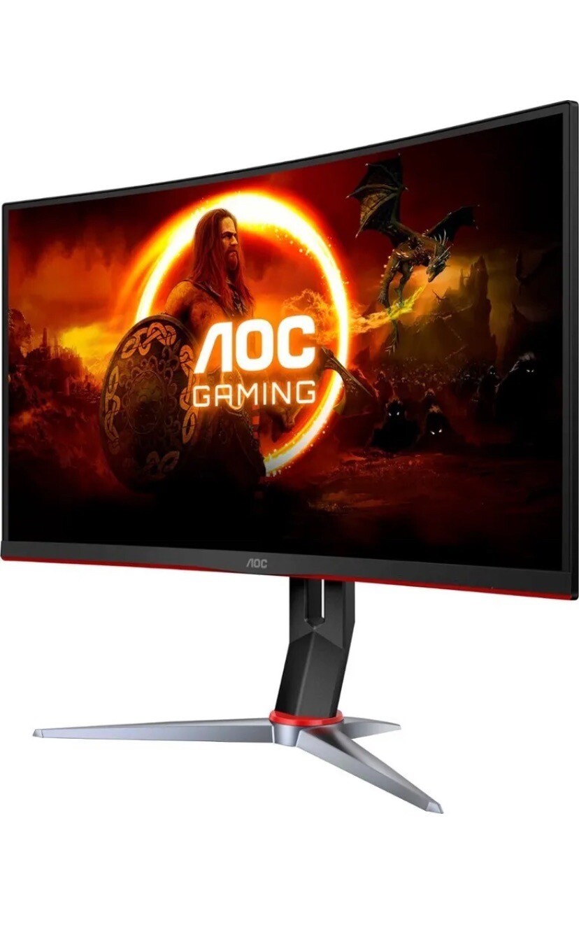 AOC G2 Series C27G2 - 27" - 165Hz LED Curved FHD FreeSync Gaming ...