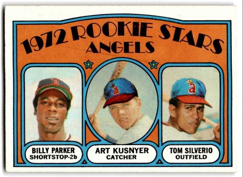1972 Topps Billy Parker/Art Kusnyer/Tom Silverio California Angels #213 ...