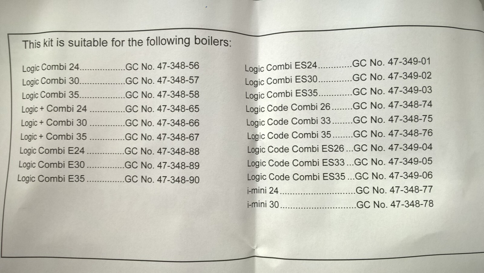Ideal 204914 Logic Combi Weather Compensation Kit Honeywell - BRAND NEW ...