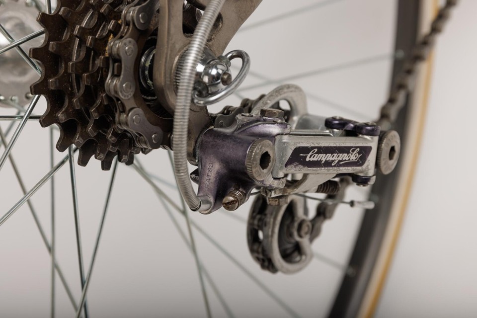 1983 Trecia by Amelio Riva Full Titanium 50cm x 52cm Campagnolo Passoni ...