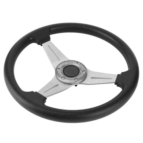 350MM/14in Racing Car Drifting Steering Wheel Modified Accessory(Silver ...