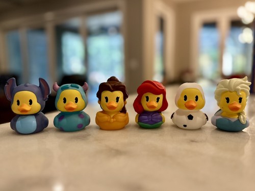 NeW! 💕Disney Ducks Set Of 6 JEEP Or CRUISE Stitch Sulley/Belle/Ariel ...