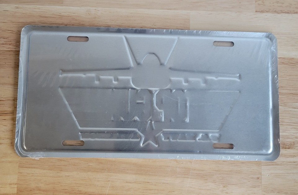 TOP GUN US NAVY AVIATION LICENSE PLATE AUTO STANDARD SIZE 6 X 12 inches ...