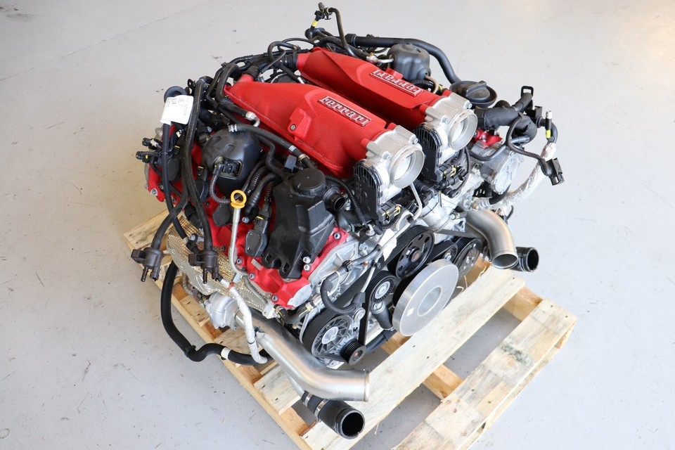 Ferrari Portofino F164 2020 3.9L F154 V8 Twin Turbo Complete Engine ...