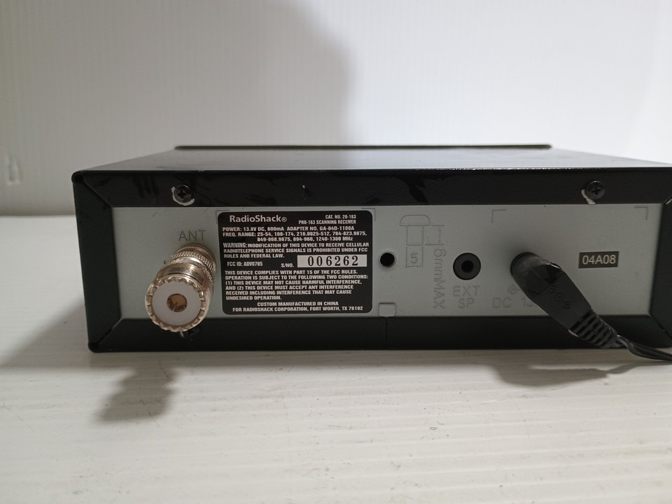 Radio Shack Triple Trunking Pro-163 Scanning Receiver 20-163 Scanner | eBay