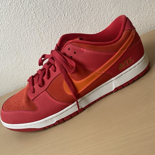 Nike Dunk Low ATL University Red Bright Crimson Orange FD0724-657 Mens ...