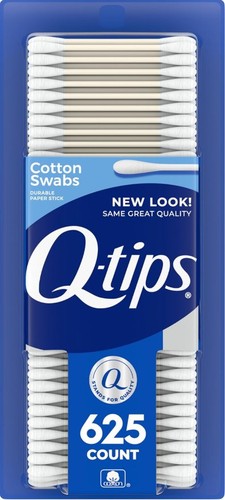 Q-tips Cotton Swabs 100% Cotton for Hygiene Beauty Care, 625 Count | eBay