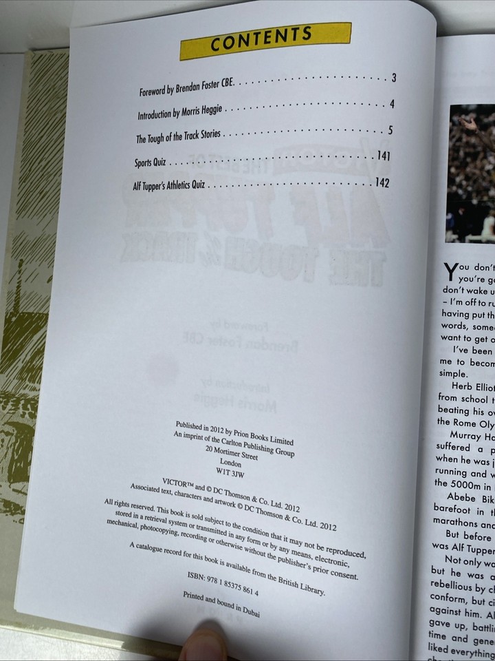 The Best Of Alf Tupper The Tough Of The Track 2012 Foreword By Brendan ...