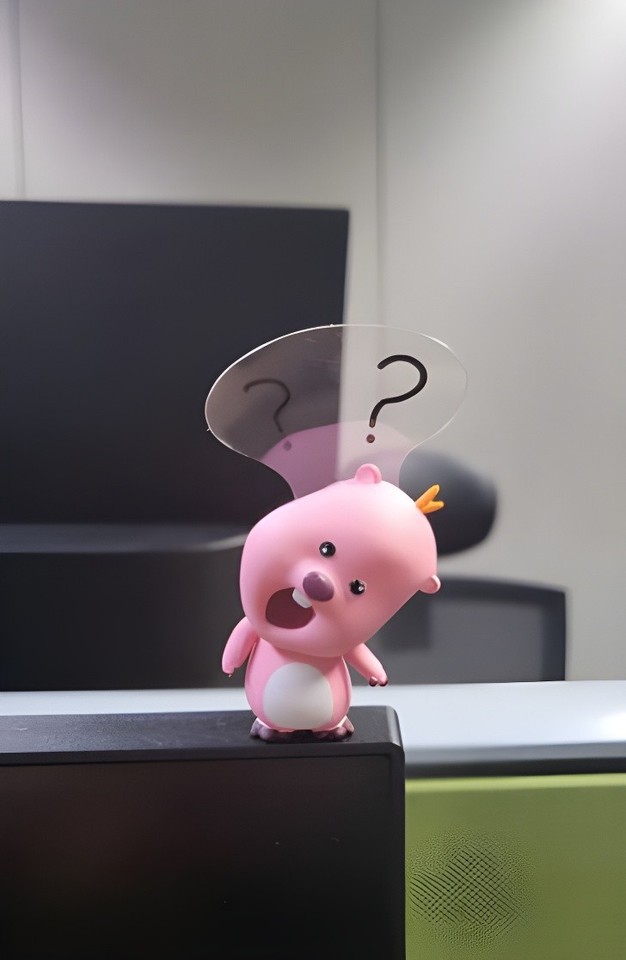 ZANMANG LOOPY Mini Confused Face Figure | eBay