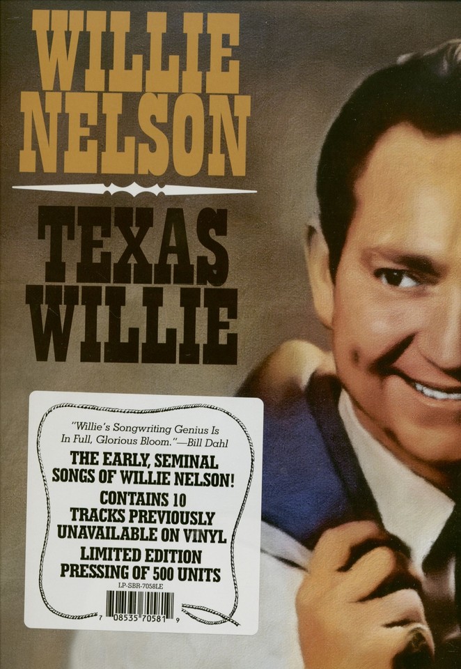 Willie Nelson - Texas Willie (LP, Limited Edition) - Vinyl Country ...