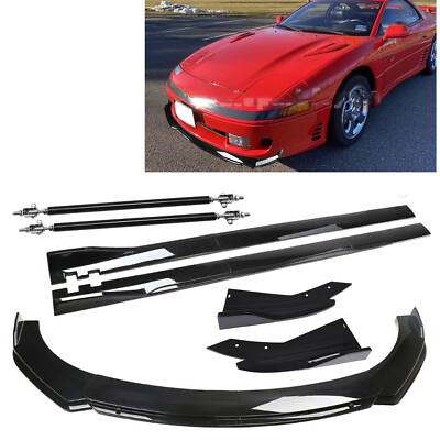 For Mitsubishi 3000GT Front Bumper Lip Spoiler Splitter Body Kit Side ...