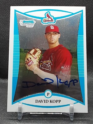 DAVID KOPP 2008 BOWMAN CHROME PROSPECTS AUTO ROOKIE CARDINALS | eBay
