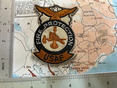 PATCH , USAF Fire Protection patch , us air force , squadron , vietnamw patch P1 | eBay