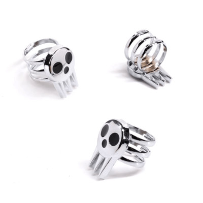 1 Pair Cosplay Ring Soul Eater Death The Kid Cosplay 2 Rings Set With ...