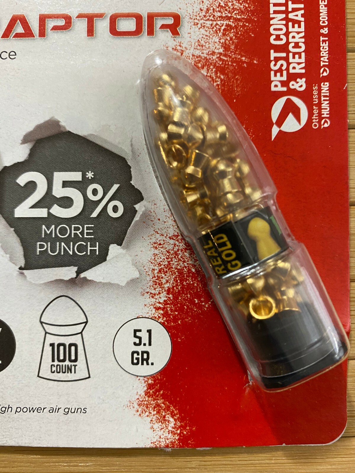 GAMO PBA RAPTOR PELLETS .177 CALIBER - 100 CT - 632264454 - PEST ...