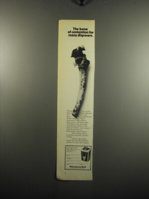 1972 KitchenAid Garbage Disposer Ad - The bone of contention for many ...
