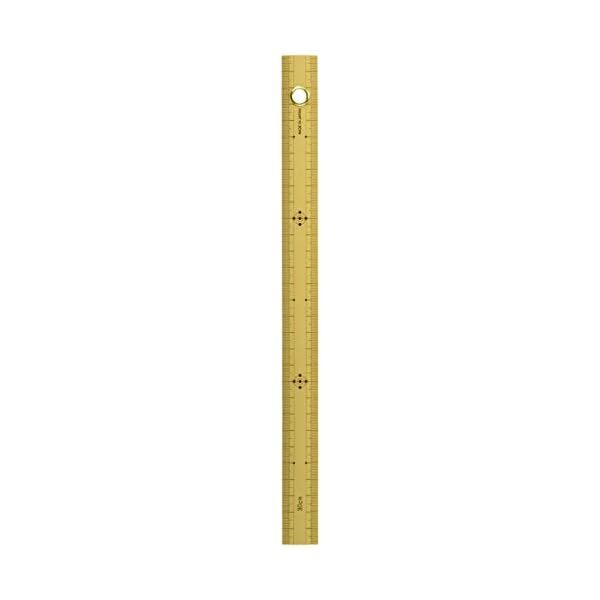 SHINWA Bamboo Rule Japanese Ruler Scale Measure with Hole 30cm 300mm ...