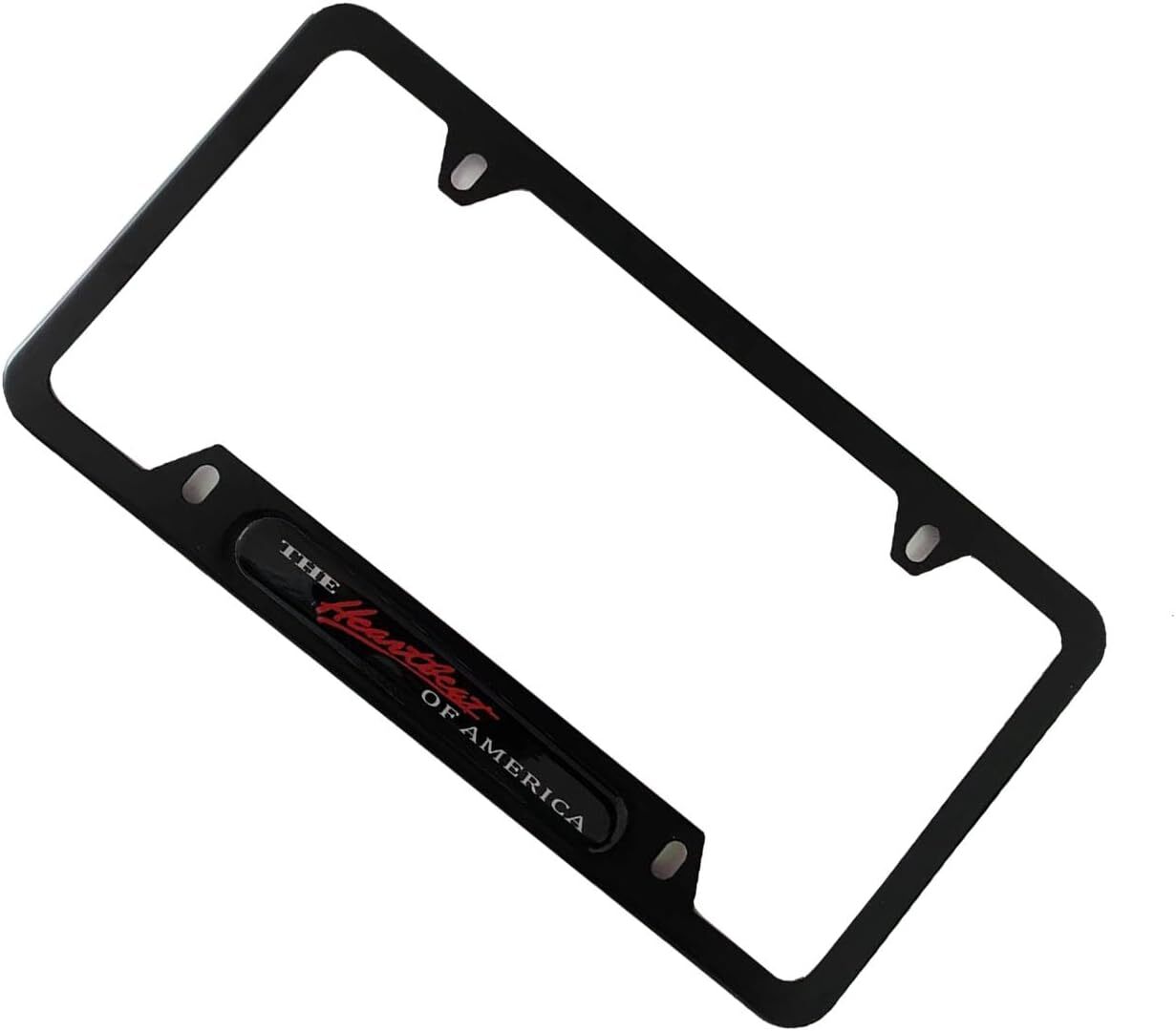 The Heartbeat of America License Plate Frame Cover Holder Stainless ...