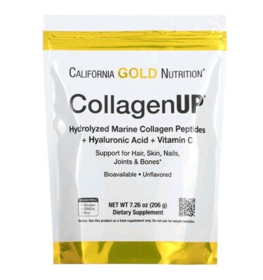 California Gold Nutrition, Collagen UP 5000, Marine Collagen Peptides ...