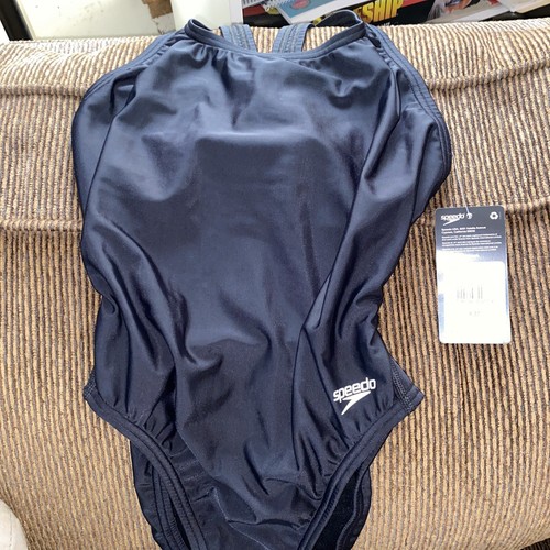 Speedo Women's Size 6/32 Swimsuit One Piece Pro LT Supro-A Solid Black ...