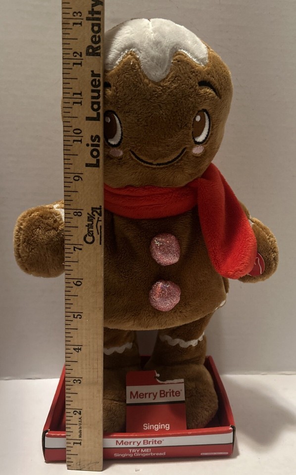 Musical Singing Dancing Gingerbread Man Plush Animated DAN DEE (XB1) | eBay