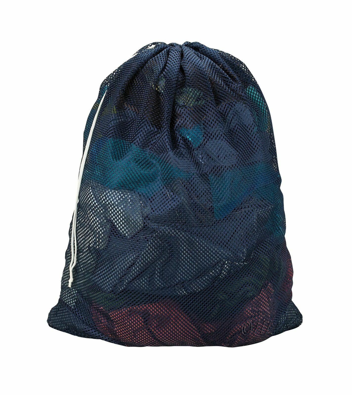 Nylon Mesh Laundry Bag FULL SIZE 24"X36" Locking Drawstring White - 6 ...