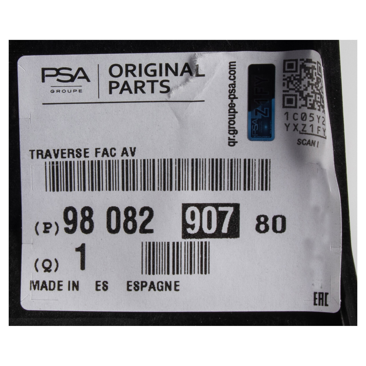 ORIGINAL PSA Frontverkleidung SPACETOURER EXPERT TRAVELLER vorne ...