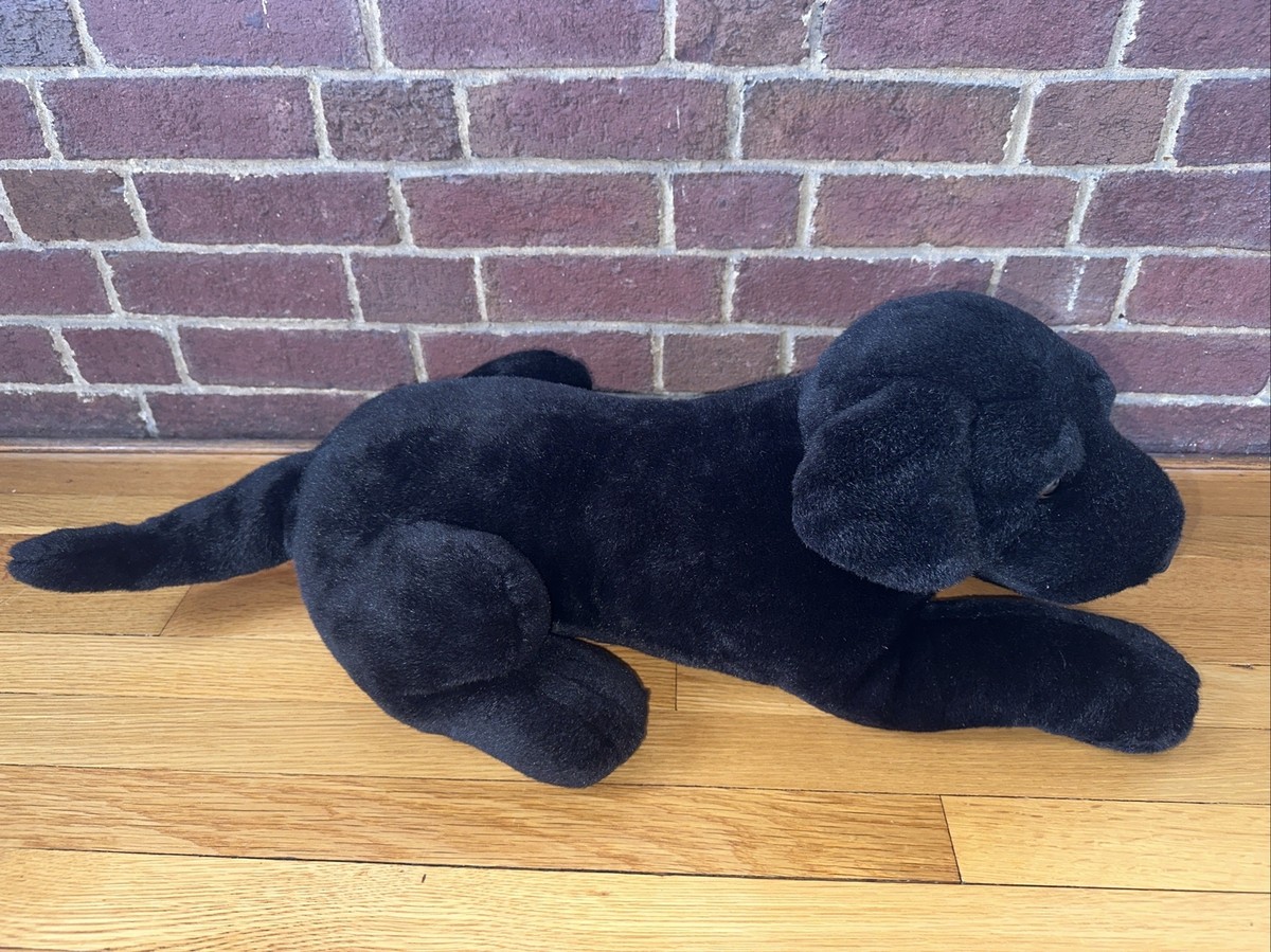 Black Lab Stuffed Dog Toy Coco (Labrador 28cm Floppy, Brown)