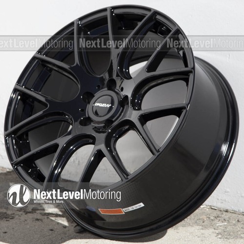 4 Circuit Performance CP31 19x8.5 5x112 +35 Gloss Black Wheels Concave ...