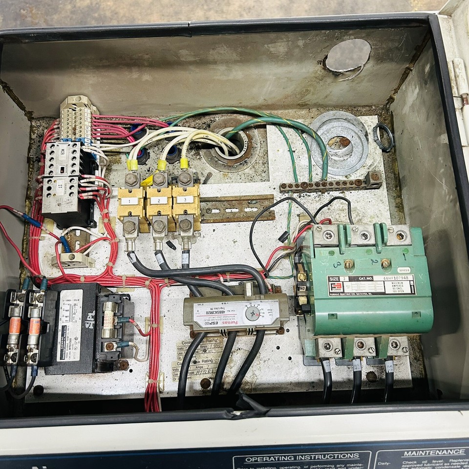 CompAir Hydrovane PUA 128 25HP Rotary Vane Air Compressor 3 Phase 240 ...