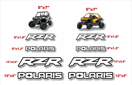 Kit Polaris RZR Decals Vinyl Stickers Big Combo Graphics | eBay