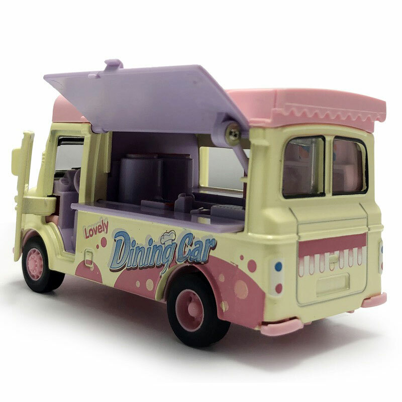 1:36 Ice Cream Truck Toy Model Car Van Diecast Toy Cars Toys for Boys ...