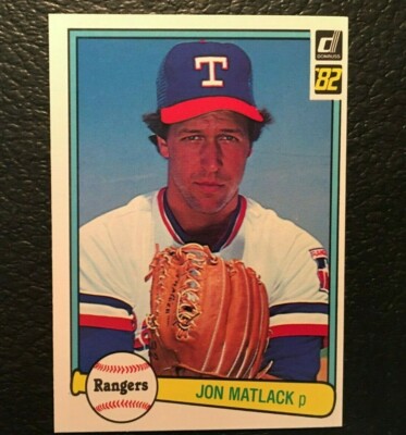 Jon Matlack TEXAS RANGERS 1982 Donruss Baseball Card #215 | eBay