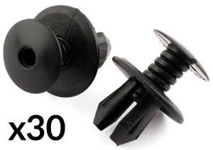 30x CLIPS FOR VW TRANSPORTER EUROVAN T4 T5 INTERIOR TRIM DOOR PANEL ...