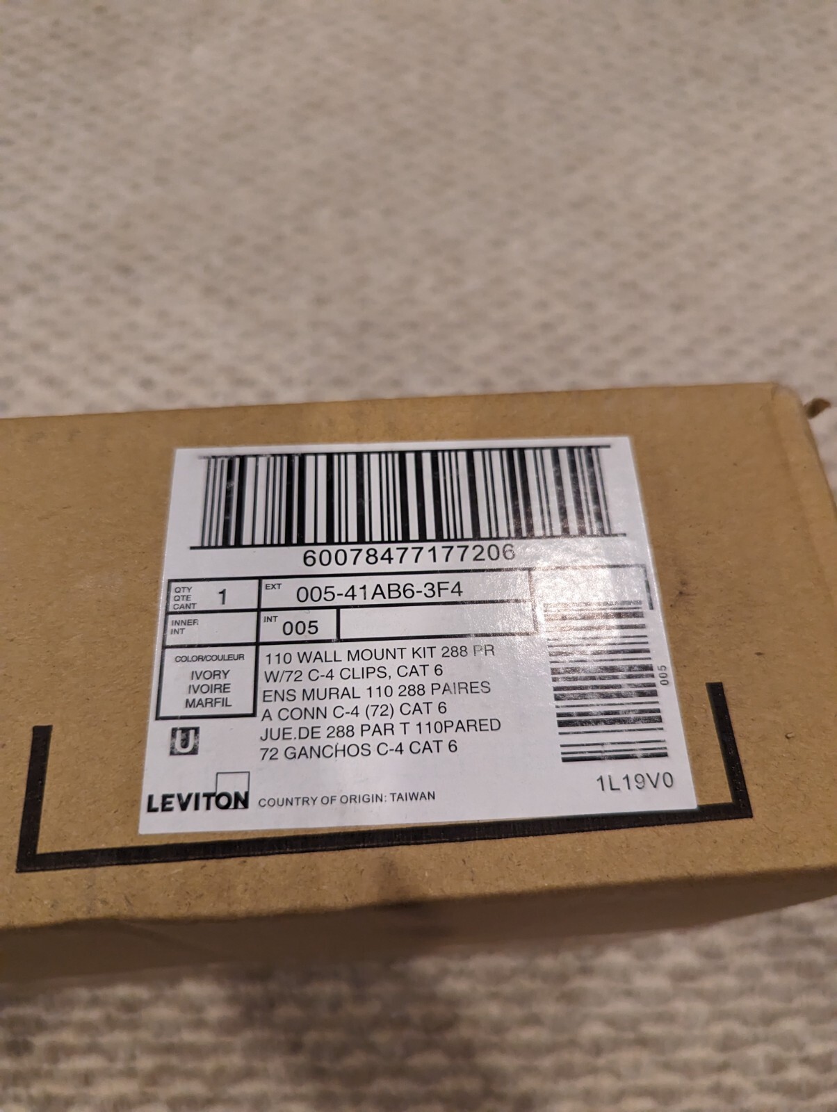 Leviton 41AB6-3F4 110 Block For Telephony | eBay