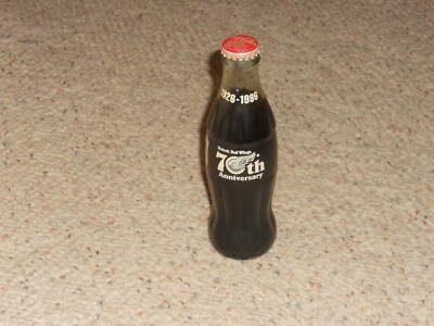 1996 Detroit Red Wings 70th Anniversary 8 Oz. Coca Cola Bottle!!! | eBay