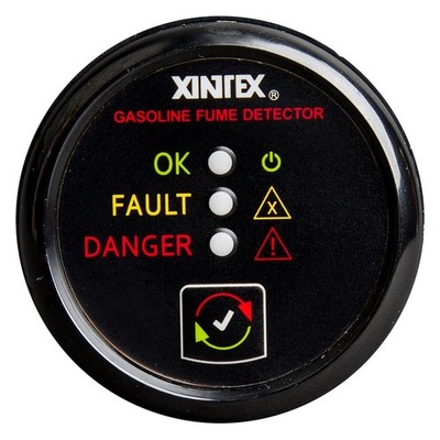 Fireboy-Xintex G-1B-R Black Round Gasoline Fume Detection System | eBay